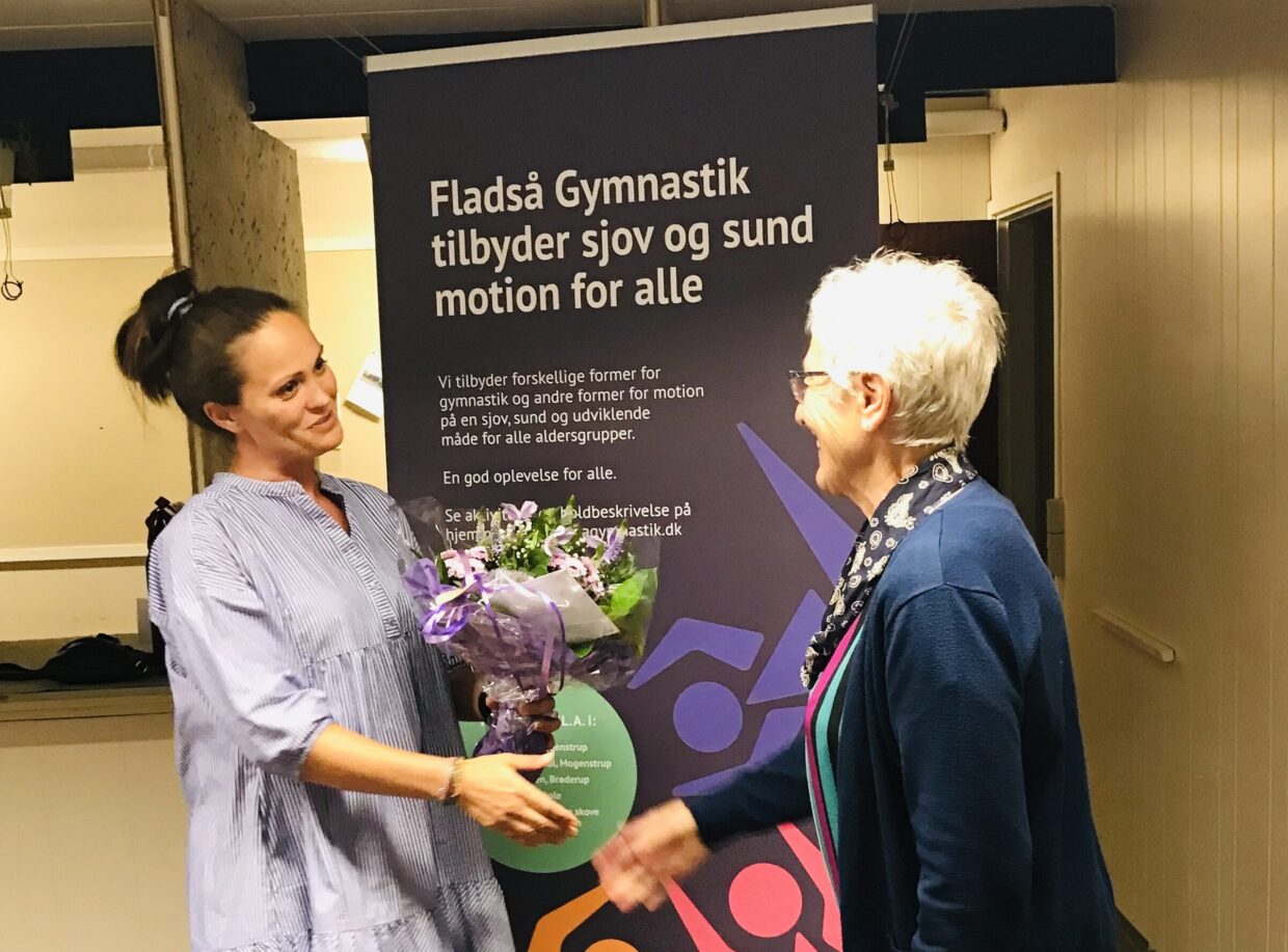 Hæder til instruktør Inge Pedersen Fladså Gymnastik - Næstved Netavis